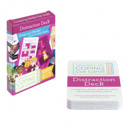 Coping Cue Cards™ Distraction Deck™ Coping Skills for Kids™ CSKCCDST